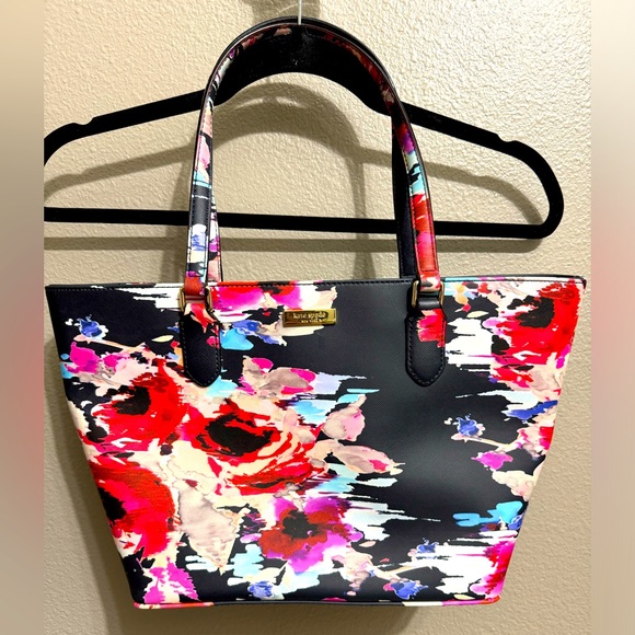 kate spade | Bags | Kate Spade Watercolor Floral Tote Purse | Poshmark